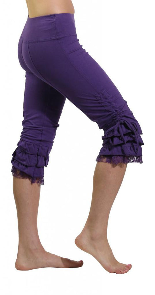 Lace Ruffle Capri – Mishu Boutique