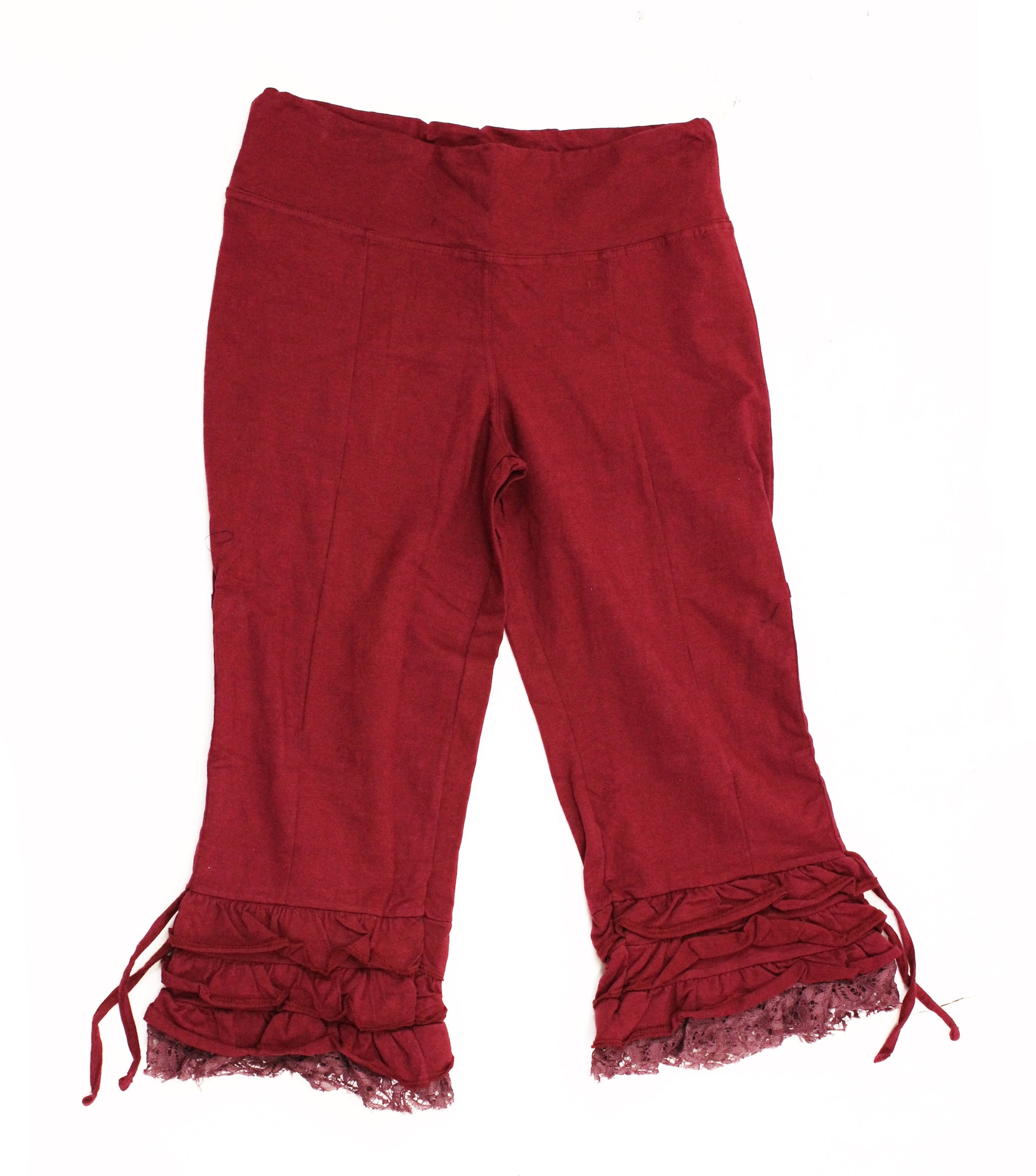 Lace Ruffle Capri – Mishu Boutique